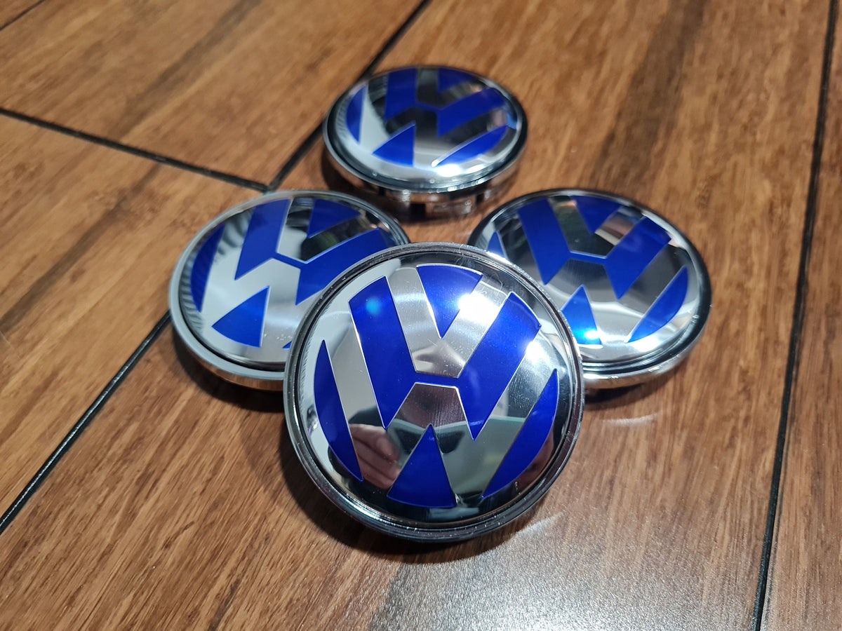 4x Alloy Wheel Volkswagen Centre caps for most VW Polo, T-cross 56mm 1 ...