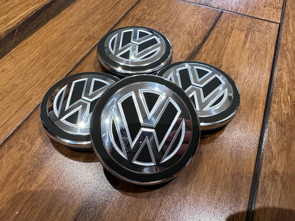 4x Alloy Wheel Volkswagen Centre caps for New VW Polo, T-Cross - 6CD 6 ...