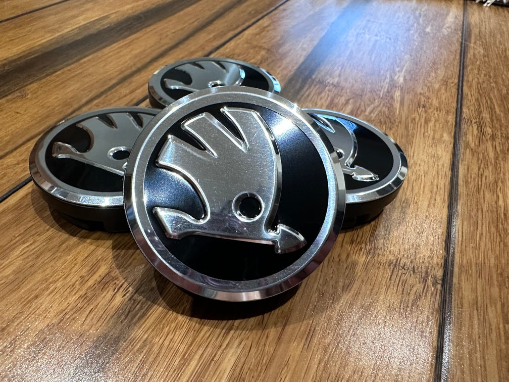 4x Alloy Wheel Centre Caps for most Skoda 56mm 5JA 601 151 A Caps Direct