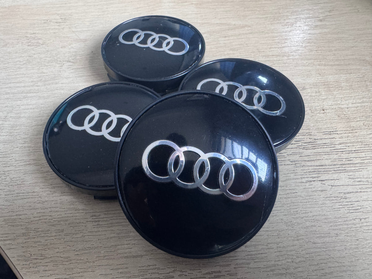 4x Alloy Wheel Centre caps for Aftermarket Audi alloys 60mm – Caps Direct