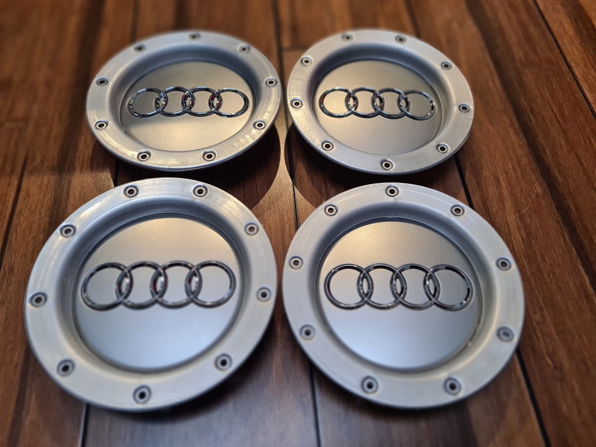 4x Alloy Wheel Centre Caps for Audi RS4, TT models - 147mm 8DO 601 165 ...