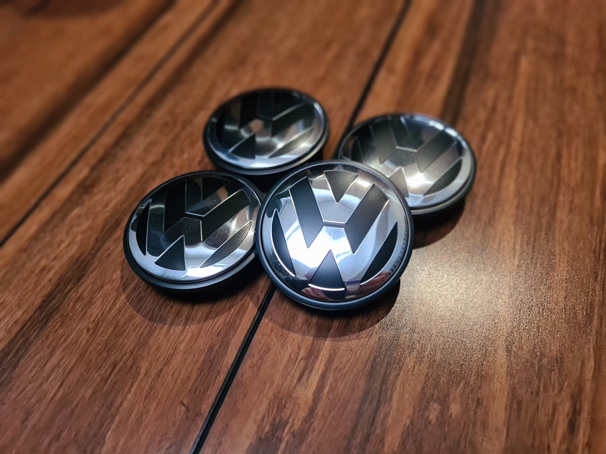4x Alloy Wheel Volkswagen Centre caps for most VW Polo, T-cross 56mm 1 ...