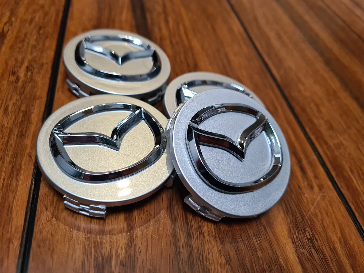Alloy Wheel centre caps for Mazda Black – Caps Direct